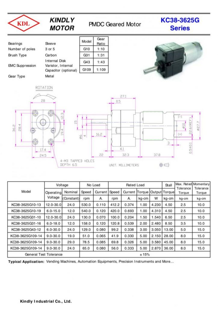 KC38-3625G – 建誼實業有限公司